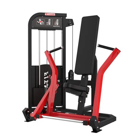 Strength Training Commercial Fitness Equipment Pin Loaded Functional Trainer Seated Chest Press