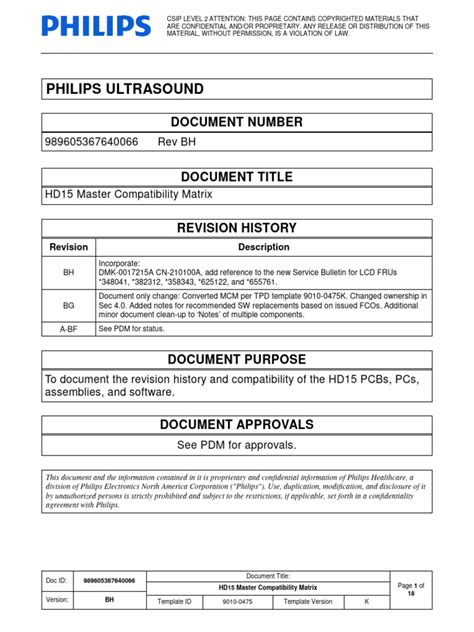 Hd15 Master Compatibility Matrix Pdf Proprietary Software Personal Computers