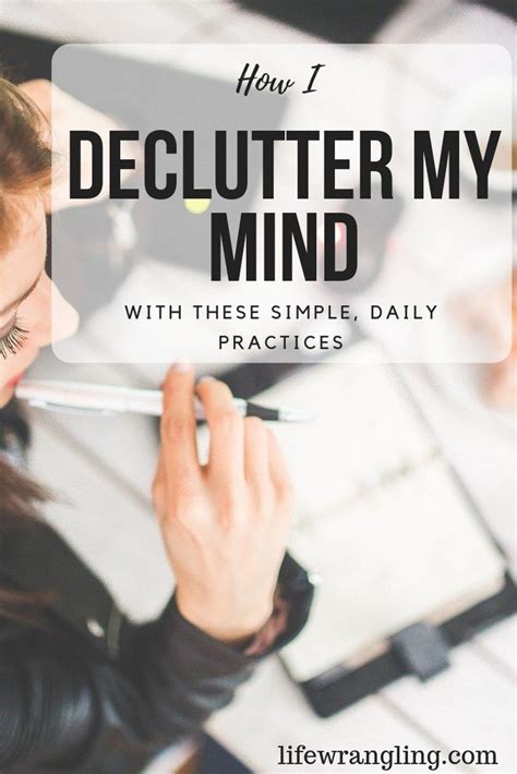 how to declutter your mind positive attitude positive quotes strong