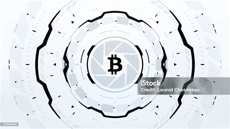 Bitcoin Cryptocurrency 벡터 일러스트 레이 션 가상현실에 대한 스톡 벡터 아트 및 기타 이미지 가상현실 가상현실 시뮬레이터 개념 Istock