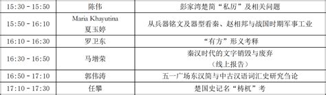 预告丨古文字与中华文明国际学术论坛议程 清华大学出土文献研究与保护中心