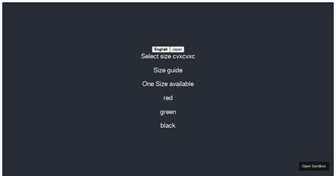 React I18n Forked Codesandbox