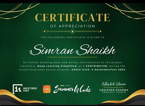 Simran Shaikh On Linkedin Girlscriptsummerofcode Gssoc2024