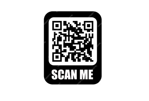 Scan Me Qr Code Template Premium Ai Generated Vector