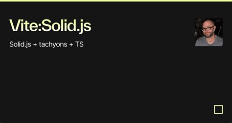 Vitesolidjs Codesandbox