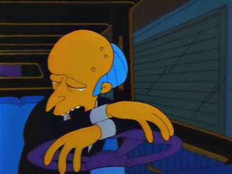 Mr Burns Drunk And Crying Mr Burns Simpsons Matt Groening In My