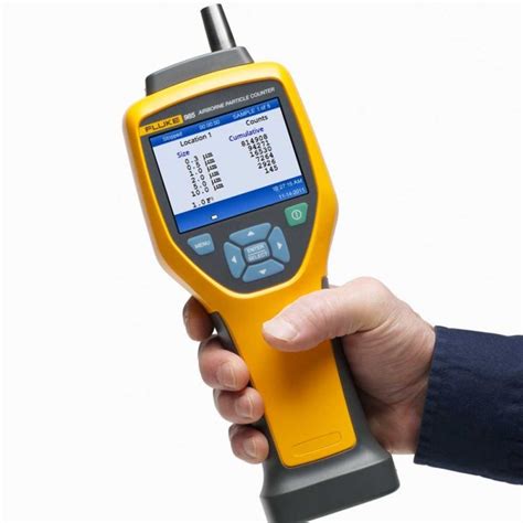 Fluke 985 Particle Counter Fluke Indoor Air Quality Particle Counter