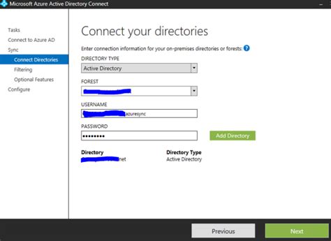 configuring ad group filtering with microsoft azure ad connect tool