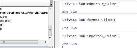 Importer Et Exporter Des Données En Vba Excel
