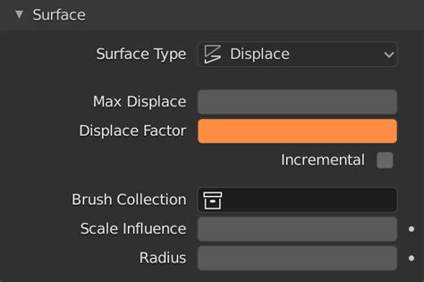 Displace Factor Blenderplay