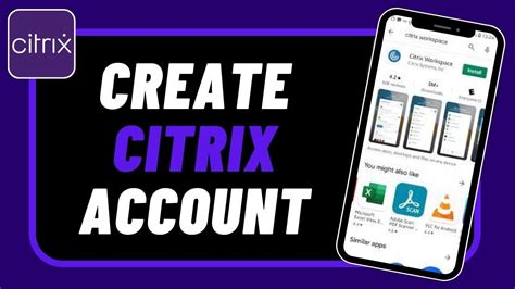 How To Create Citrix Account Youtube