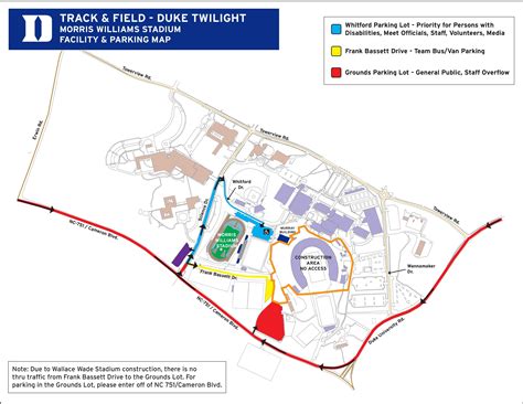 Facility And Parking Maps Duke University