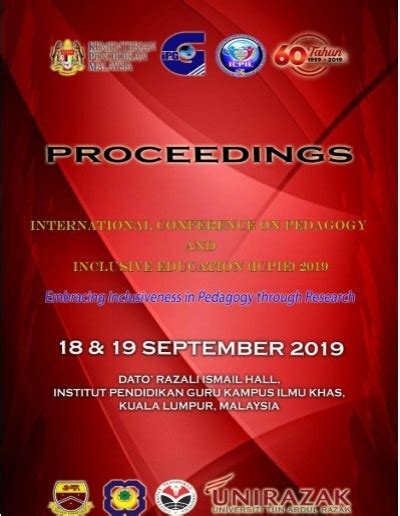 Icpie 2019 Proceedings 2019