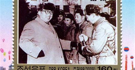 北 노농적위대 창건 50돌을 기념우표