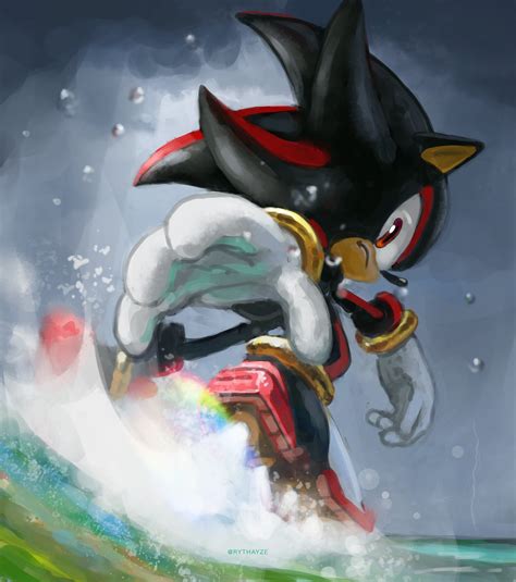 Shadow The Hedgehog Sonic Drawn By Rythayze Danbooru