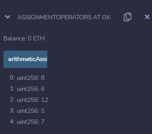 Solidity Assignment Operators GeeksforGeeks