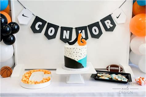 Kara S Party Ideas Nike Themed Birthday Party Kara S Party Ideas