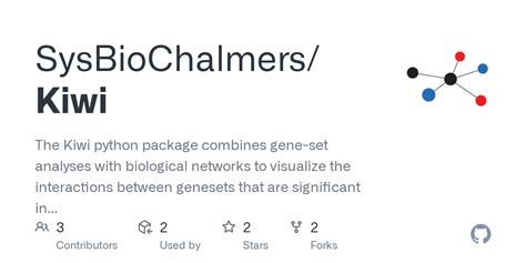 Github Sysbiochalmers Kiwi The Kiwi Python Package Combines Gene Set