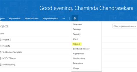chaminda s devops journey with msft team services process customization
