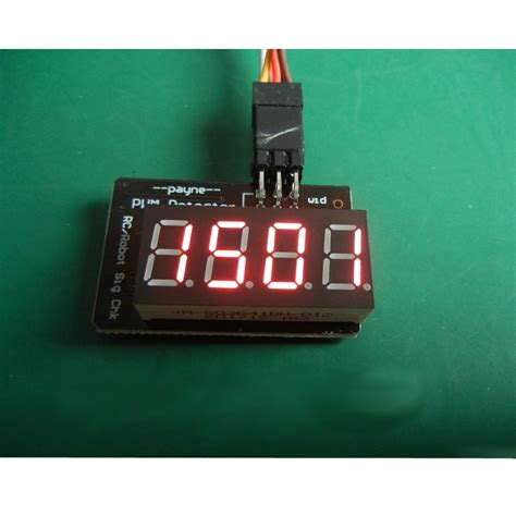 4 Pcs Pwm Tester For Robot Remote Control Flight Controller Debugging