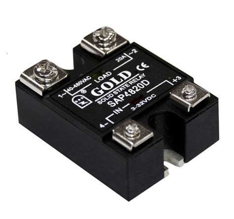 Single Phase Ssr SAP48100D GOLD China Manufacturer Relay Contactor Electronic