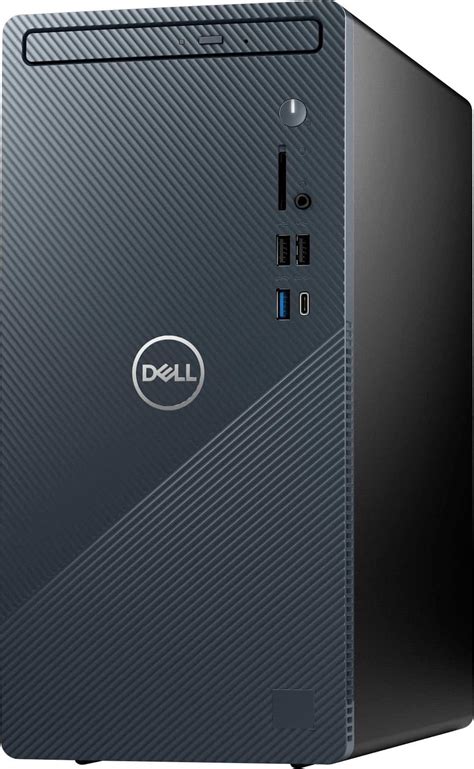 Best Buy Dell Inspiron Desktop Intel Core I3 12100 8GB Memory 256GB SSD Mist Blue I3910 3112BLU PUS