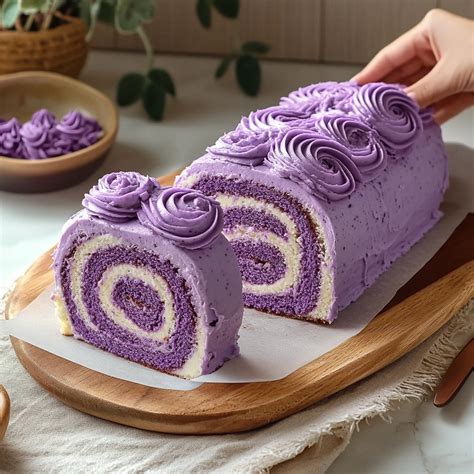 Ube Roll Cake The Fluffy Filipino Dessert You Must Try Myworldwiderecipe
