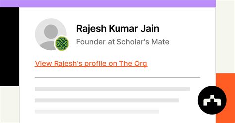 Rajesh Kumar Jain Founder At Scholars Mate The Org