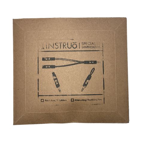 Instruo Lion Pins And Insert Cables Set — Clockface Modular Instruo Lion Pins And Insert Cables Set — Clockface Modular