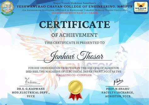 janhavi thosar on linkedin agnistok