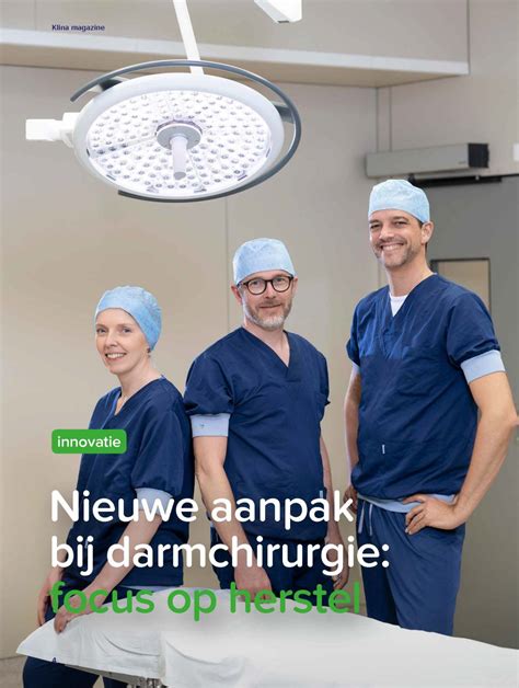 Az Klina Op Linkedin Patiënten Die In Ons Ziekenhuis Een Darmoperatie Ondergaan Mogen Nadien