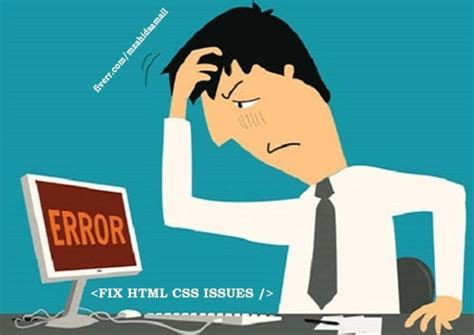 fix html or css issues by mzahidsamail fiverr