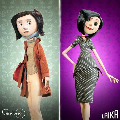 Coraline Real World Vs Other World Adult Coraline Coraline Mama Mala