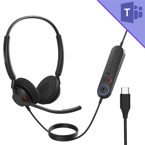 Jabra Engage Stereo Corded Usb C Headset With Inline Link Controller Ms Teams