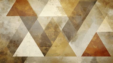 Background Made Up Of Intersecting Geometric Figures And Vintage Paper Texture In The Shape Of A