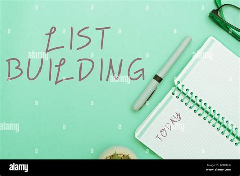 Text Caption Presenting List Building Business Overview Database Of People You Can Contact With