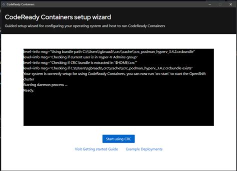 Task Confusing Message From Crc Setup Shown In The Output Of The