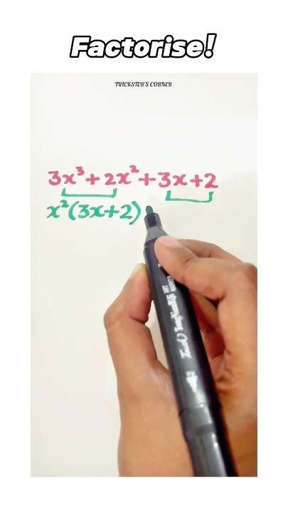 Factorization Shorts Ytshorts Ytviral Maths Factorisationofpolynomials Trending Shortsfeed