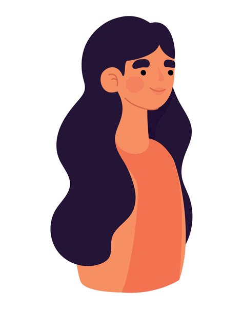 Smiling Woman Design 21388145 Vector Art At Vecteezy