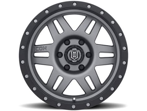 Icon Titanium Six Speed Wheels Rugged Ridge