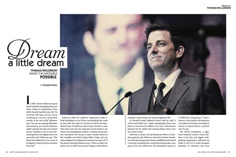 Thomas Rollerson Lifestyles Magazine