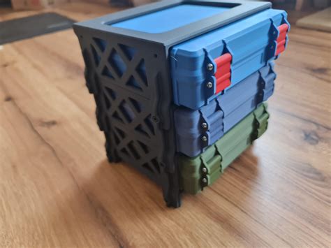 Modular Racksystem For Rugged Gridfinity Boxes R Bambulab