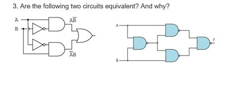 Solved 3 Are The Following Two Circuits Equivalent And