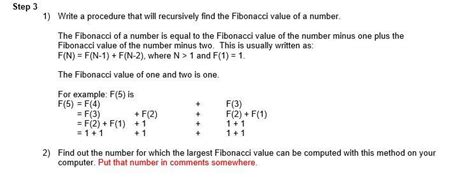 solved 1 write a procedure that will recursively find the