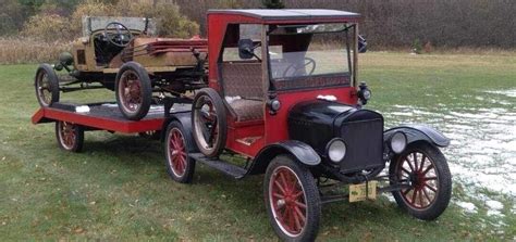 1922 Ford Model T Pickup Red Rwd Manual For Sale