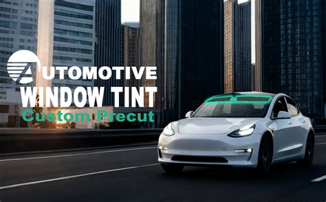 Autotek Front Windshield Sun Strip Tint For Tesla Model Y