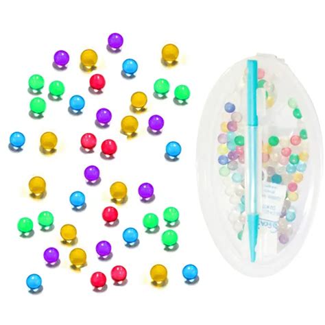 100pcs Mix Fruit Flavor Menthol Capsule Mint Beads Explosion Pops Cigarette Filter Brush Ball