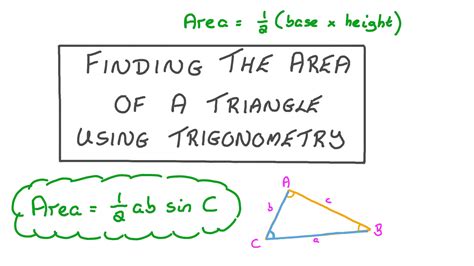 Trigonometry Formulas For Triangles Trigonometry Formulas