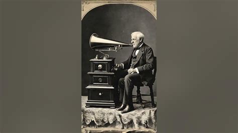 1877 Thomas Edison Announces His Invention Of The Phonograph History