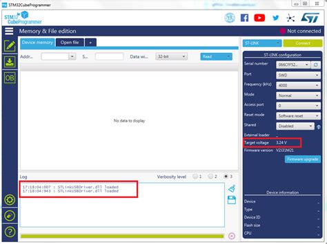 Connection And Programming Issues With St Link V2 Is